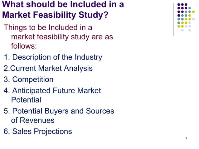 Project feasibility and Market feasibility study | PPT