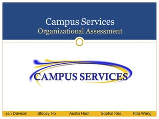 Mgt 461 Campus Services Assessment Powerpoint | PPT | Business ...