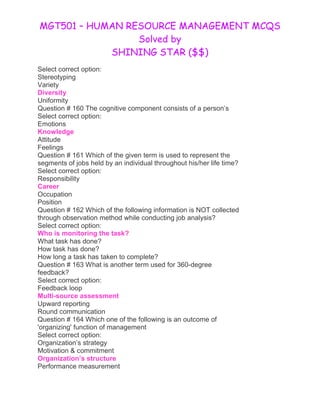 Mgt501 mega solved_file_for_exam_www.vustudents.net