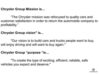 Mgt 505 chrysler | PPT