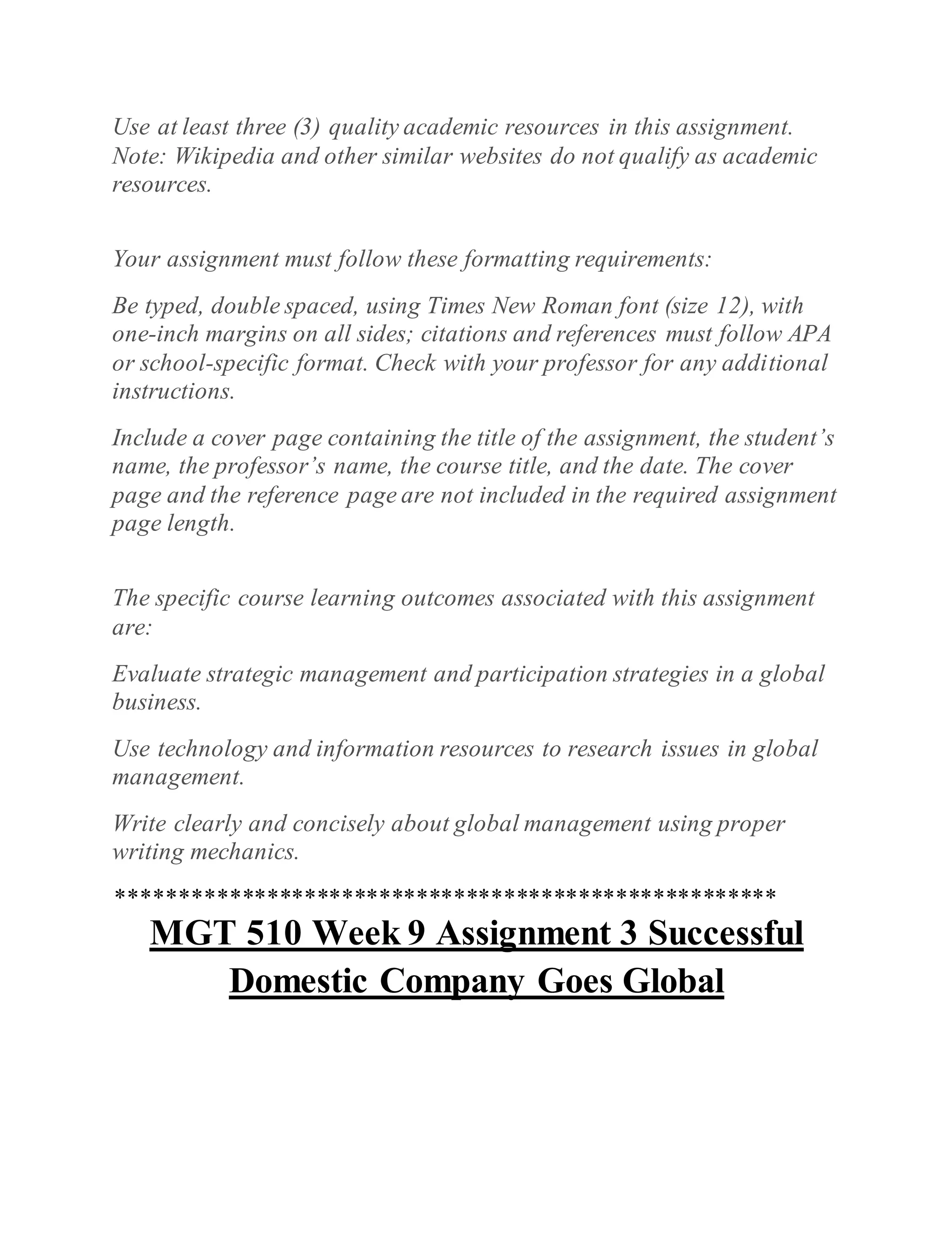 Mgt 510 Success Begins / snaptutorial.com