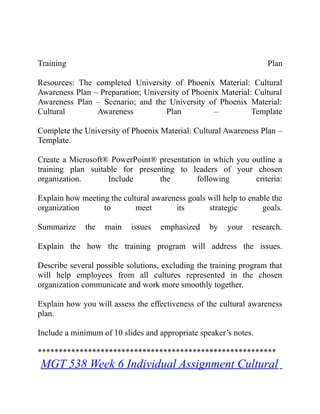 Mgt 538 Effective Communication-snaptutorial.com