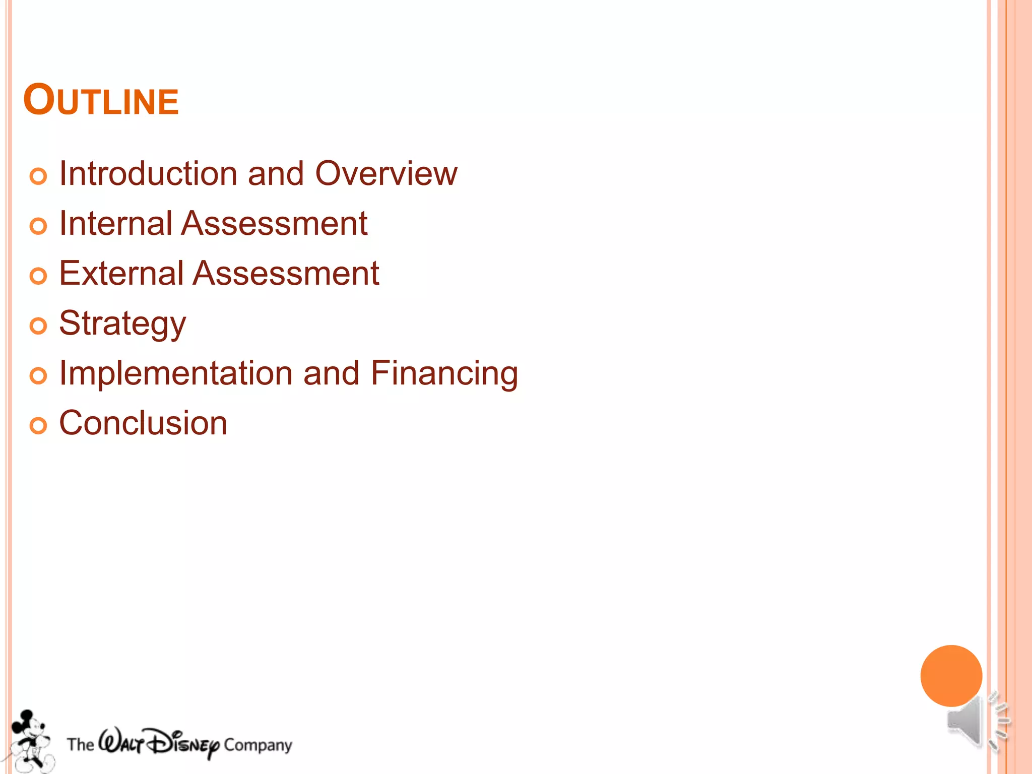 Strategic Management: Walt Disney Case Study | PPTX