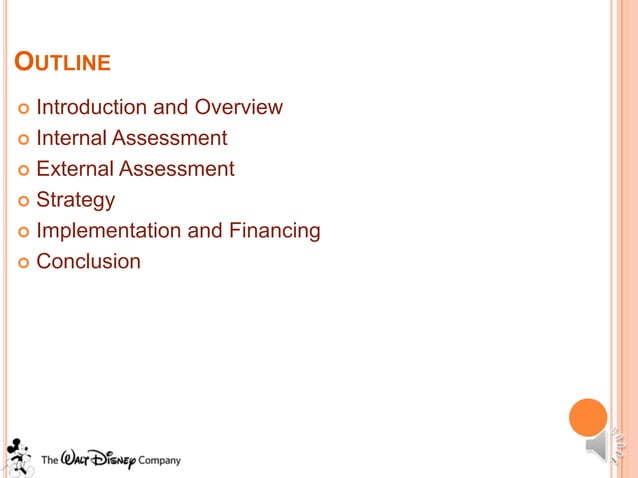 Strategic Management: Walt Disney Case Study | PPTX