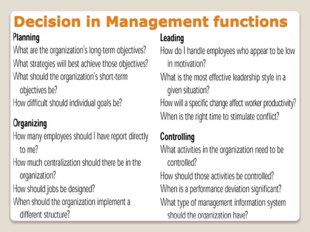 Managerial Decision Making | PPTX | Business | Business and Finance