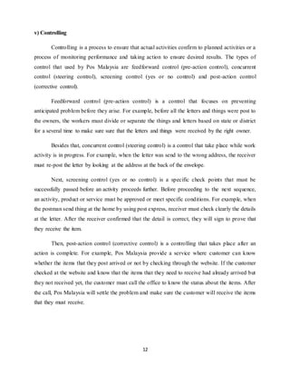 MGT162 Assignment (POS Malaysia) | DOCX