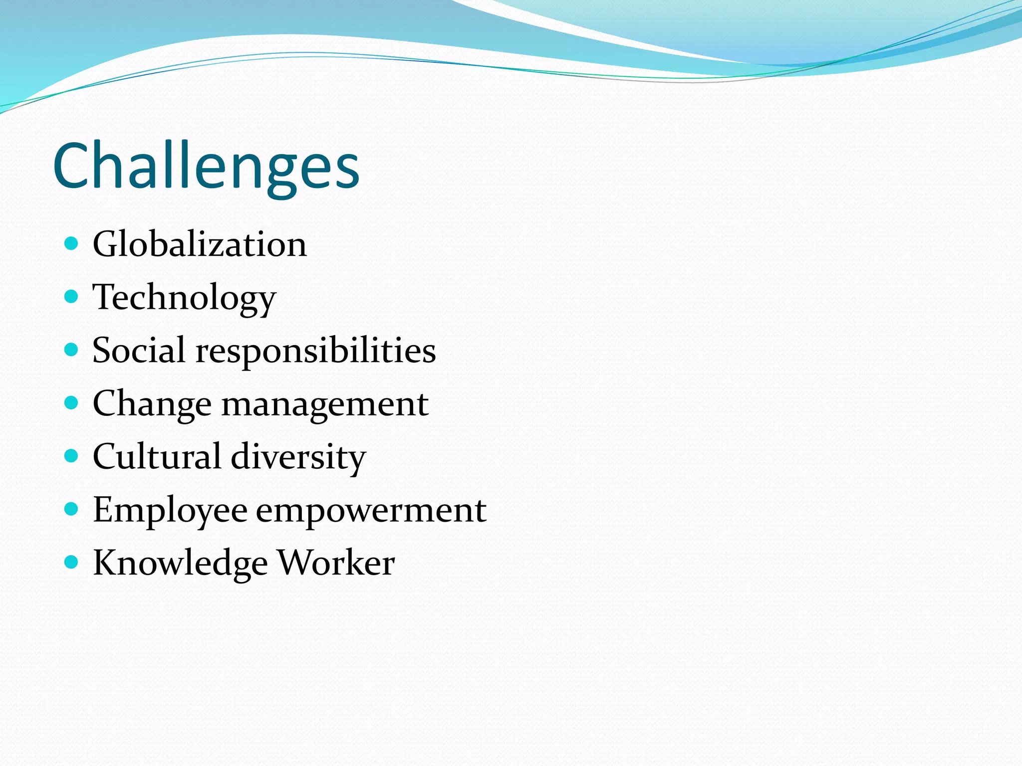 Management Trends & Challenges | PPTX