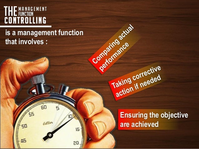 Controlling in the Management Principles