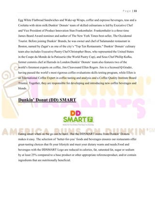 MGT group case study report (dunkin donuts) | DOCX