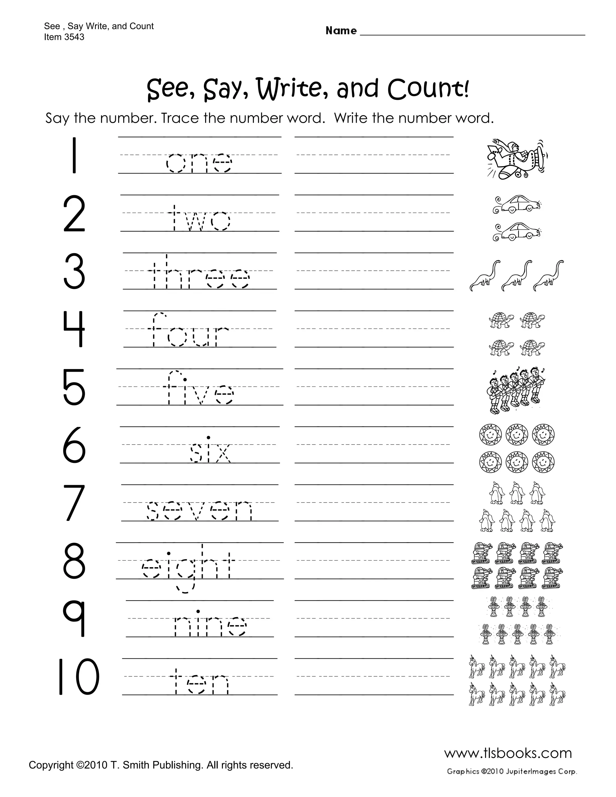 See, Say, Write, Count | PDF