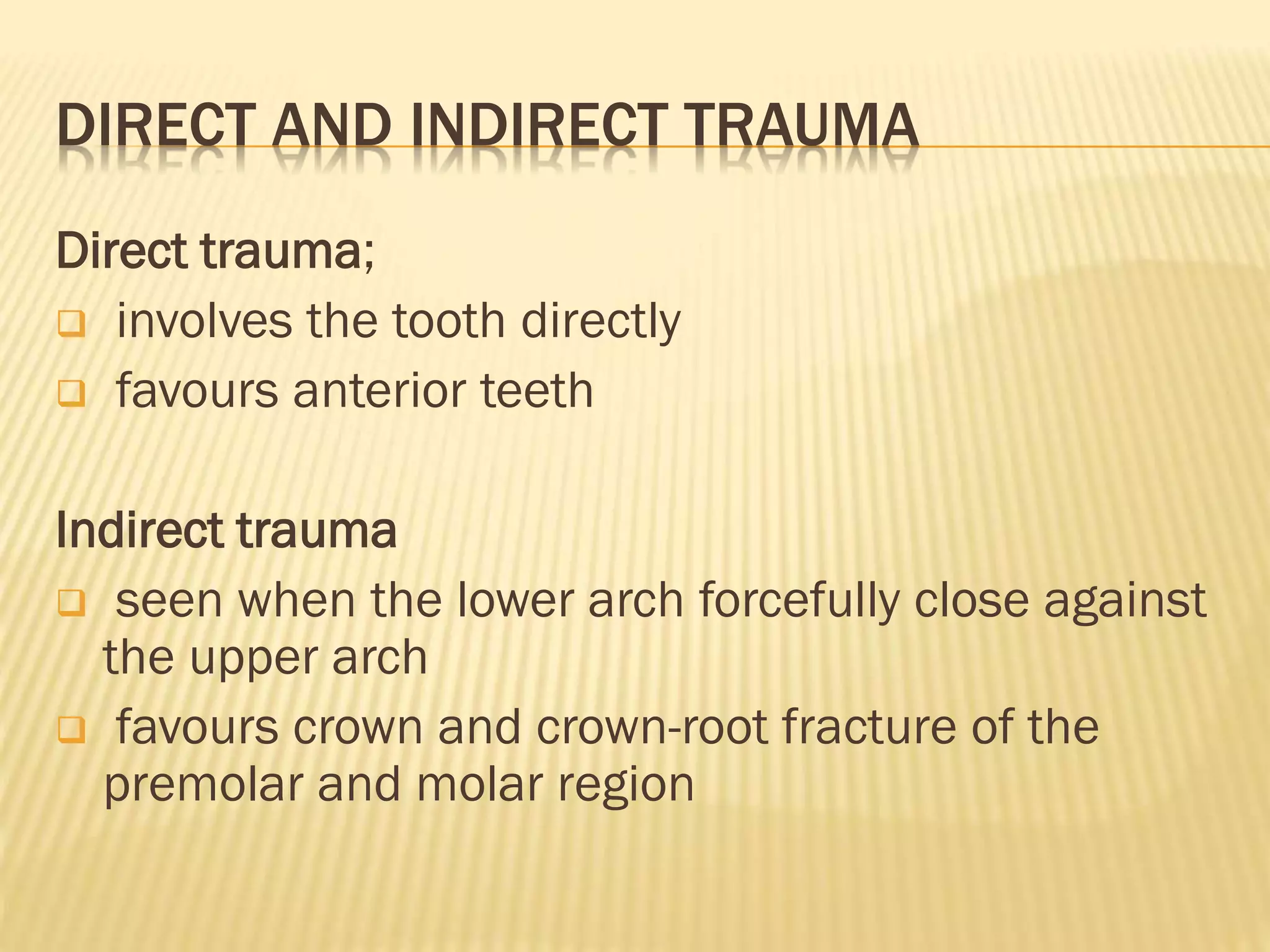 Mgt of dental trauma | PPTX