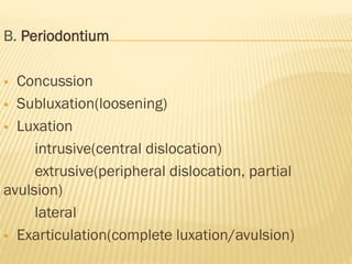 Mgt of dental trauma | PPTX