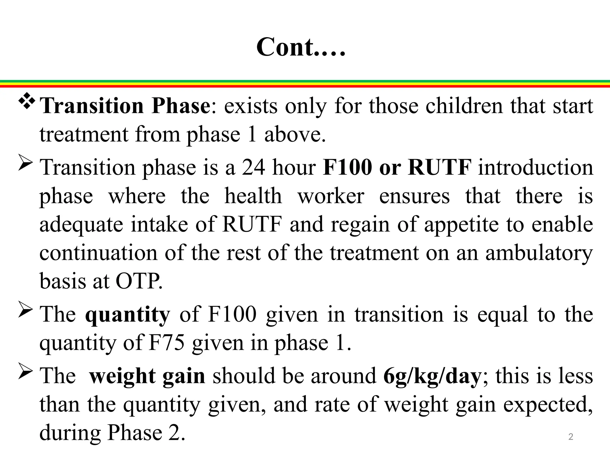 Management of Severe acute malnutrition. Management of severe acute ...