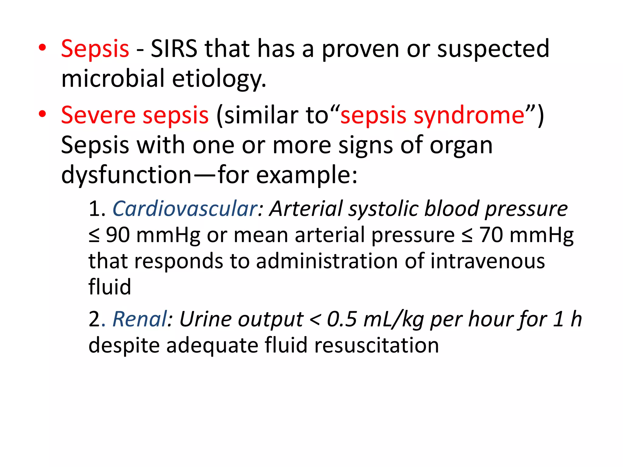 Management of sepsis | PPTX