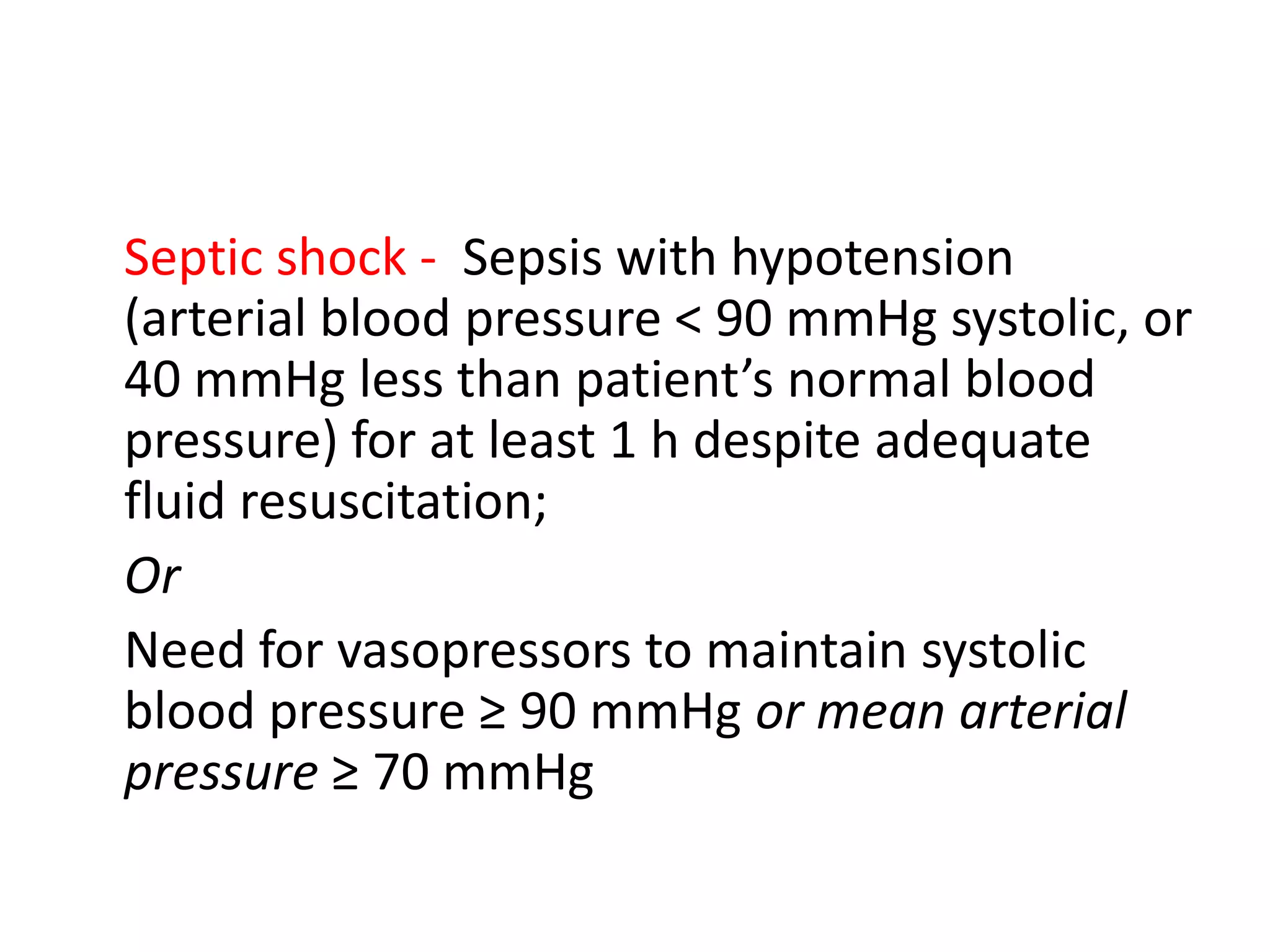 Management of sepsis | PPTX