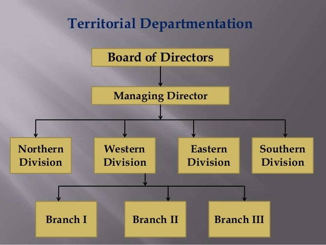 Departmentation