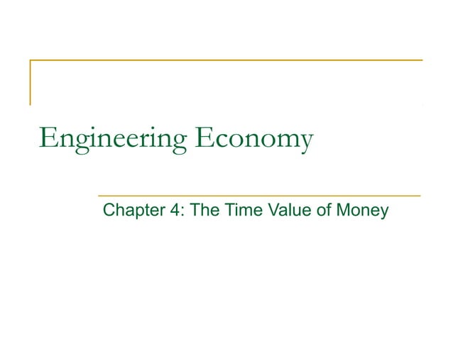 Chapter-4 Time value of money | PPT