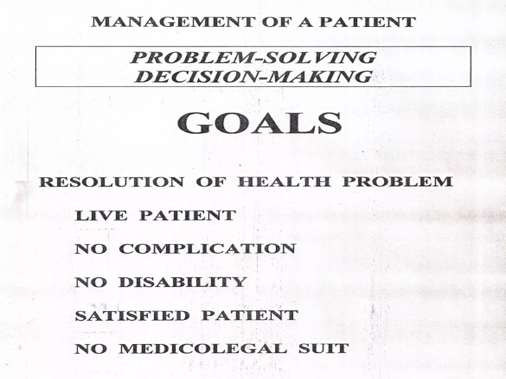 Management of a Surgical Patient - Outline | PPT