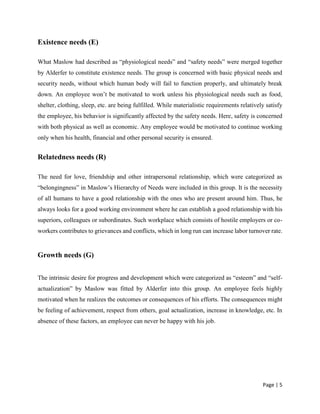 Motivational Theory | PDF