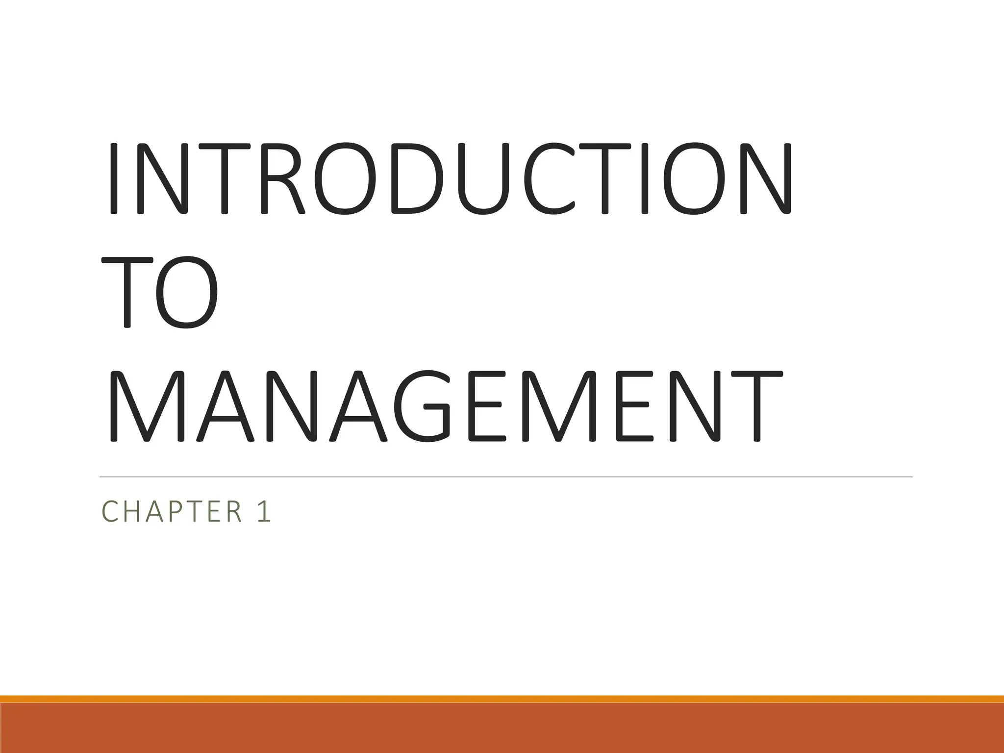MGT unit 1.ppt Introduction to management concepts and managerial | PPT