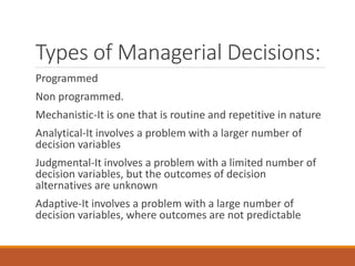 MGT unit 1.ppt Introduction to management concepts and managerial | PPT