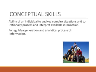 MGT unit 1.ppt Introduction to management concepts and managerial | PPT