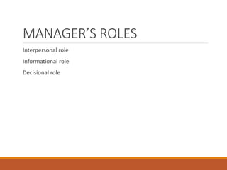 MGT unit 1.ppt Introduction to management concepts and managerial | PPT