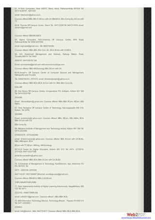 Mg university distance education | PDF