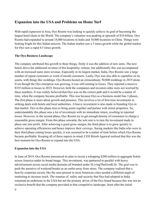 OYO Rooms Term Report | PDF