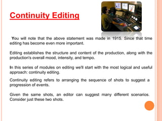Continuity Editing | PPT