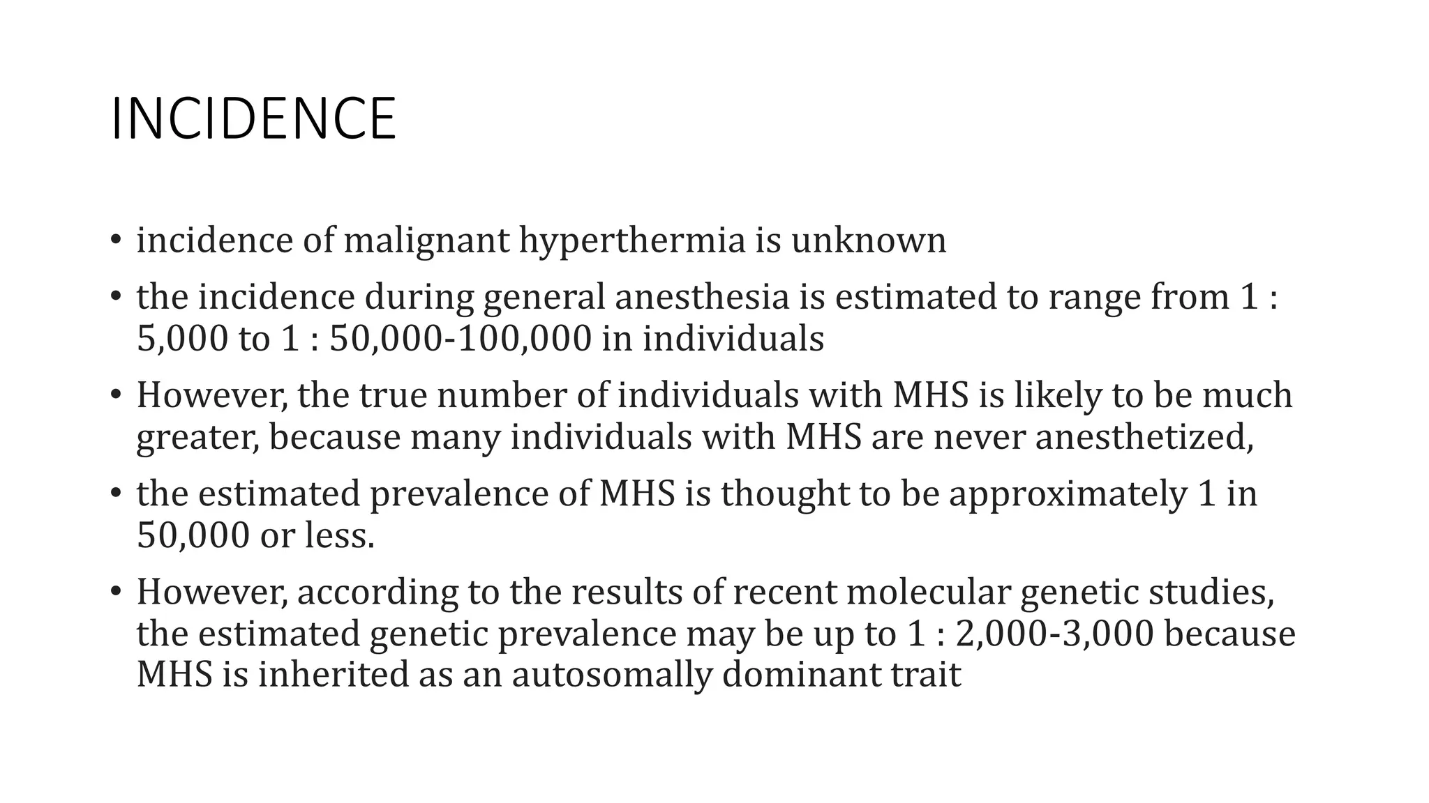malignant hyperthermia anaesthesia point of view | PPTX