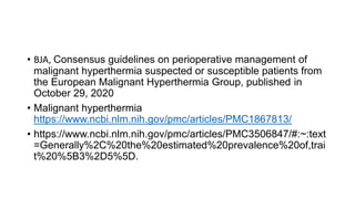 malignant hyperthermia anaesthesia point of view | PPTX