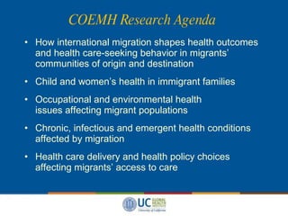 Migration and Health Overview | PPT