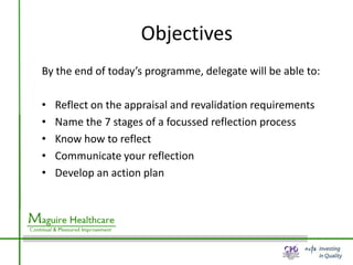 Reflection for appraisal | PPT