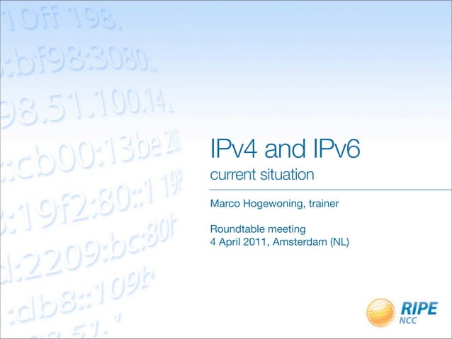 IPv4 and IPv6 | PDF