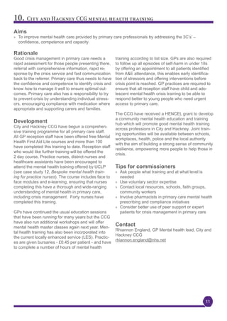 London Mental Health Crisis Commissioning - Case Studies | PDF