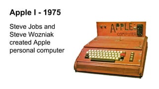 History of the personal computer | PPTX
