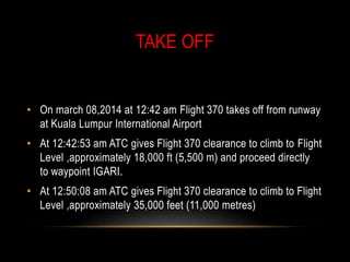 MALAYSIAN AIRLINES MH - 370 | PPTX