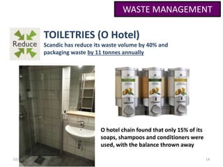 waste Mangement used in Hospitality Industries | PPTX