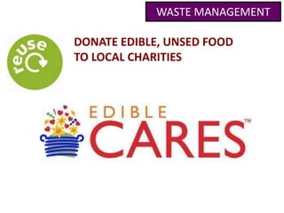 waste Mangement used in Hospitality Industries | PPTX