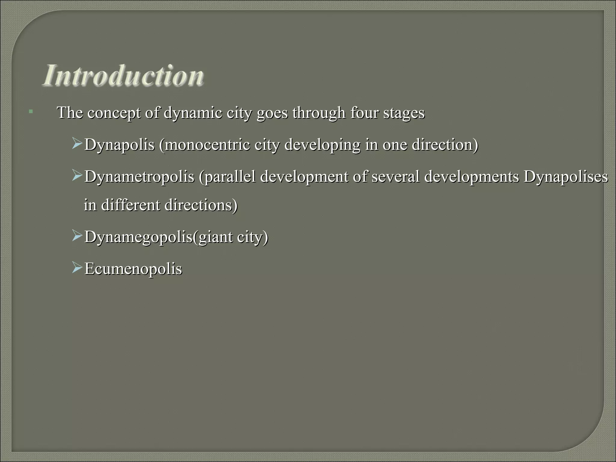 Ekistics by doxiadis | PPT