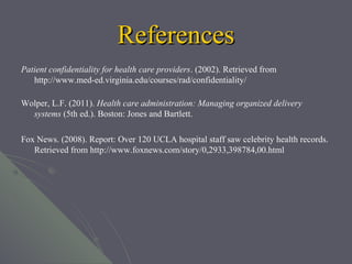 Confidentiality | PPT | Health Insurance | Insurance