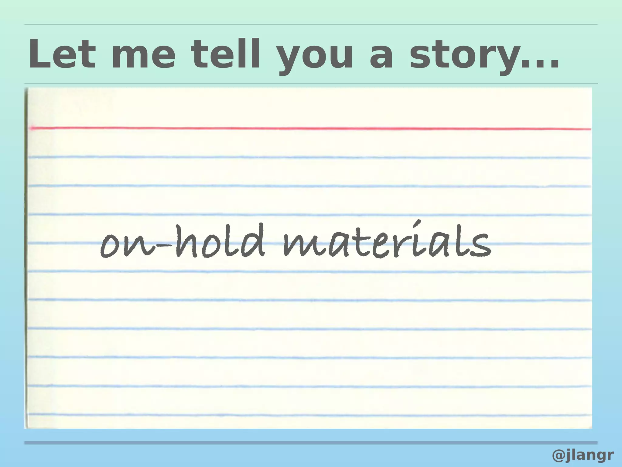 MHA2018 - BDD is JIT - Jeff Langr | PPT