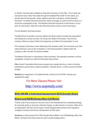 Mha 506 mha506 mha 506 best tutorials guide uopstudy.com | Advertising ...