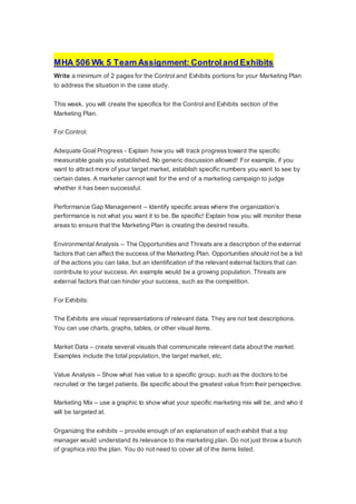 Mha 506 mha506 mha 506 best tutorials guide uopstudy.com