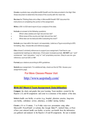 Mha 507 mha507 mha 507 best tutorials guide uopstudy.com