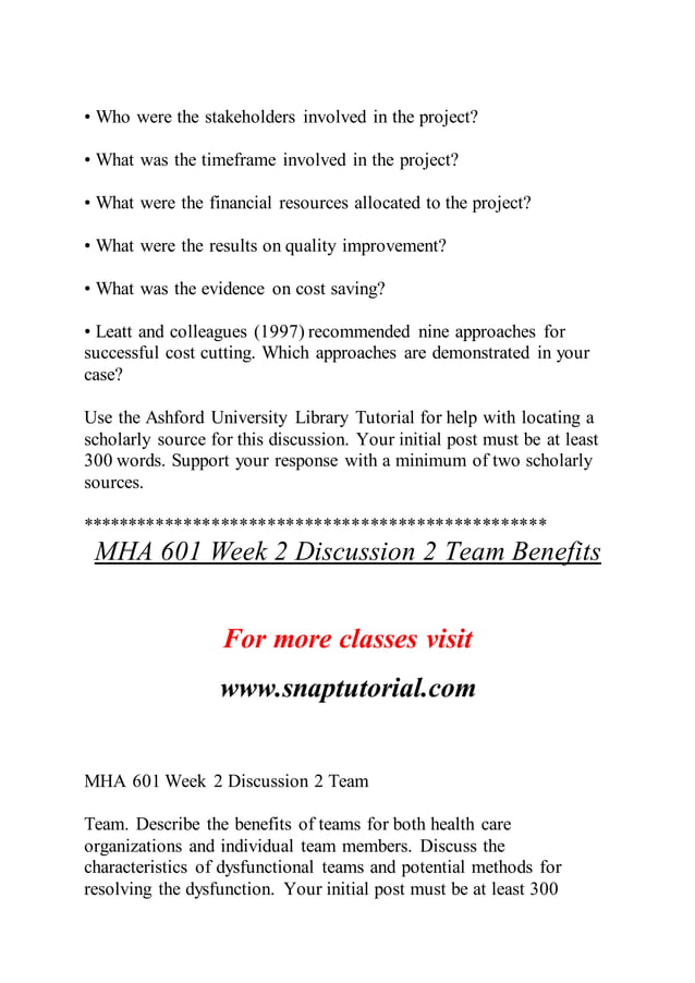 MHA 601 Effective Communication - snaptutorial.com