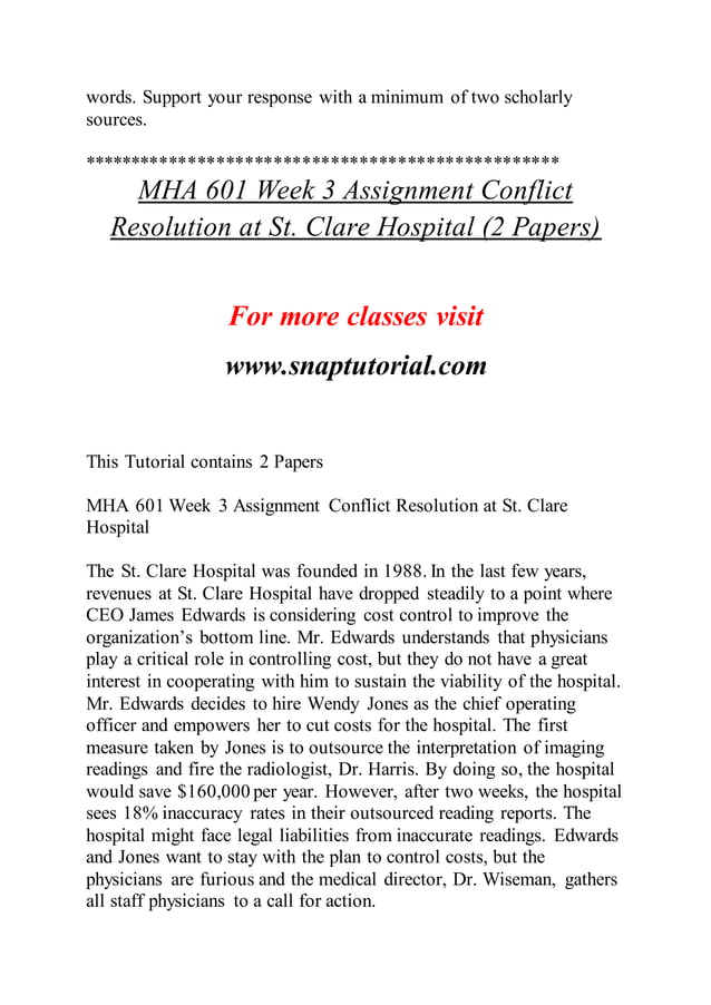 MHA 601 Effective Communication - snaptutorial.com