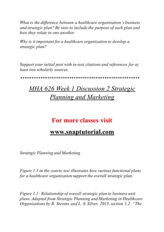 MHA 626 Education Organization - snaptutorial.com