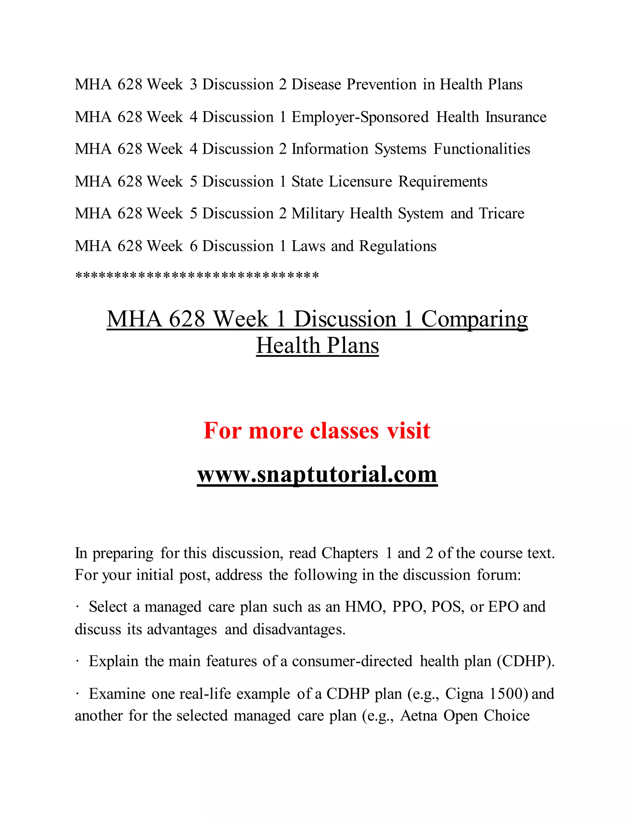 MHA 628 Education Organization / snaptutorial.com | DOCX